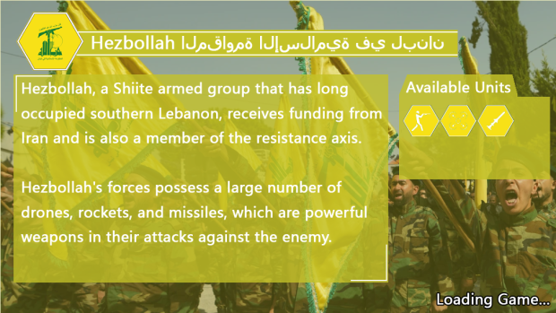 Faction Loading Screen - Hezbollah image - War Chess: East West ...