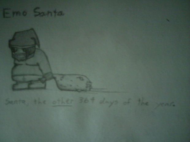 Emo Santa image - baruki101 - IndieDB