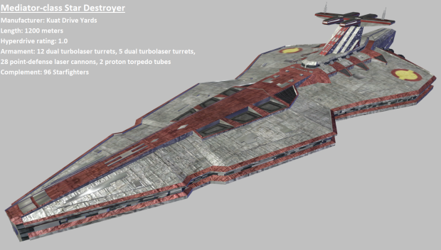 SW Starship data file - Mediator-class Star Destroyer image - Admiral ...