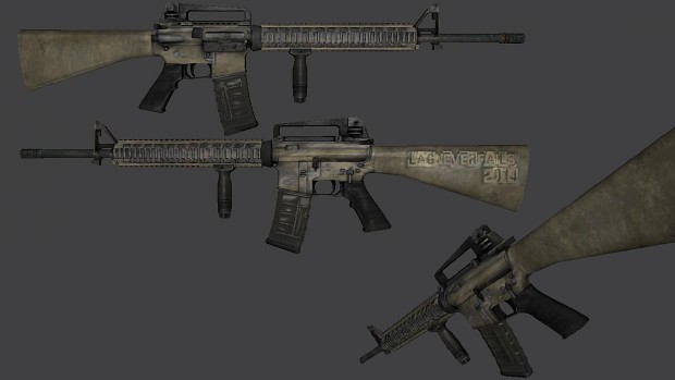 BF3's M16A3 Desert tan Camo for BF2 Final image - Pe†eR-KuN - IndieDB