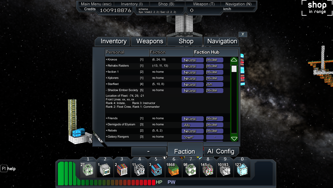 StarMade - Faction System news - IndieDB