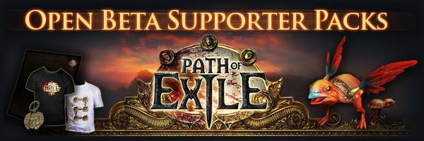 Path of Exile: Open Beta Supporter Packs news - IndieDB