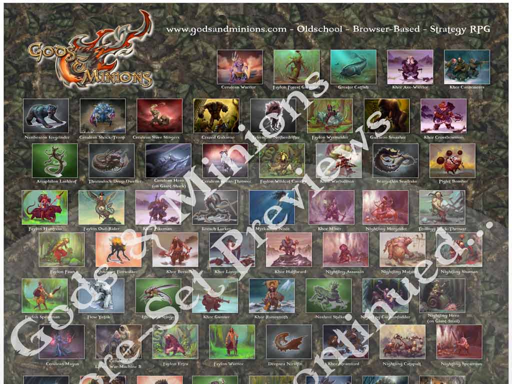 Freebie: Giant G&M Wallpaper news - Gods & Minions - IndieDB