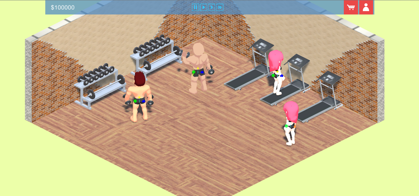 Picking The Right Visual Style For Gym Empire news - IndieDB