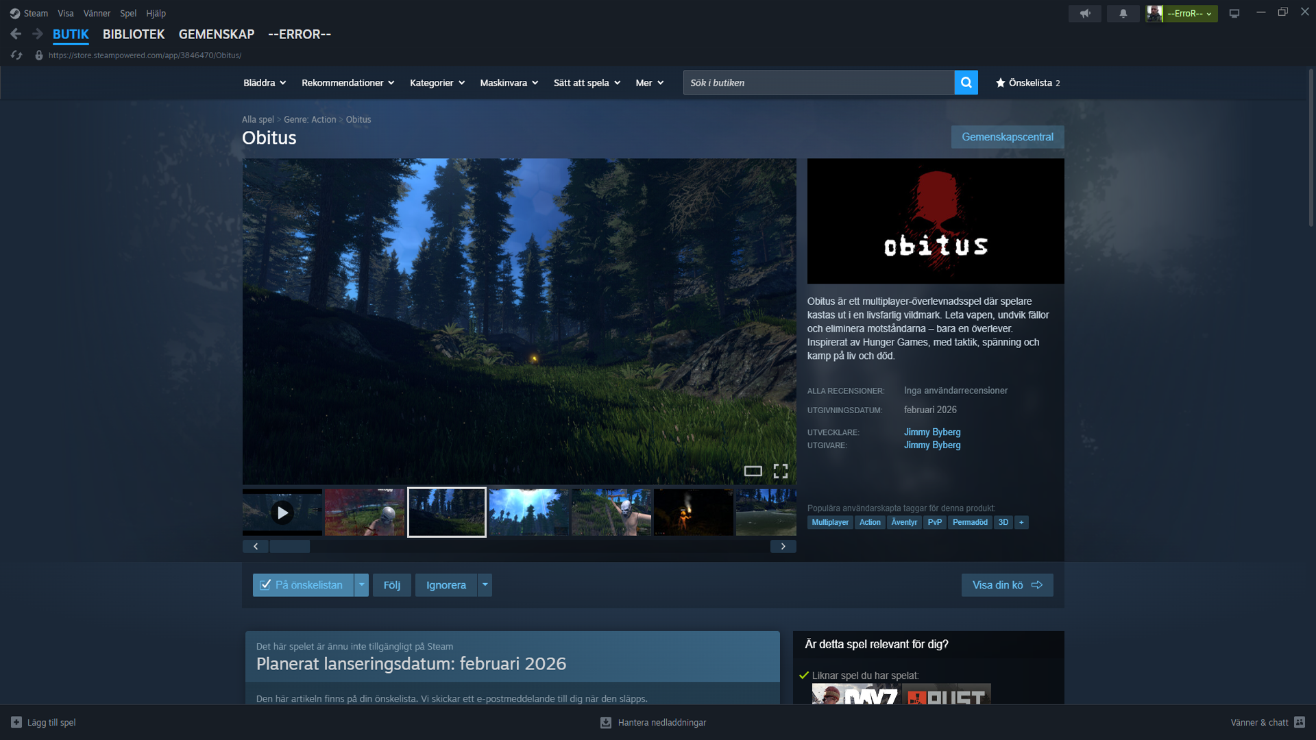 Two months until release of Obitus news - IndieDB