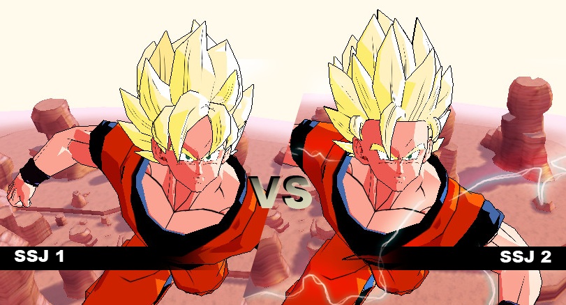 SSJ1 - SSJ2 comparison by NELLO!! image - ZEQ2 Lite - IndieDB