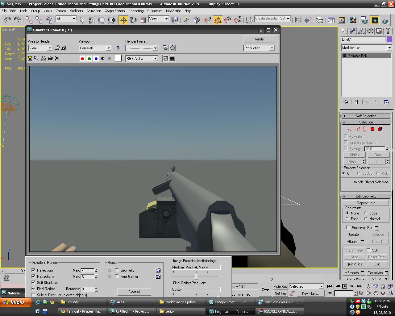 hmg 1st person try shot image - Conscript - IndieDB
