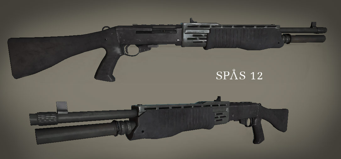 SPAS12 gun model image - Stargate Atlantis Adventures - IndieDB