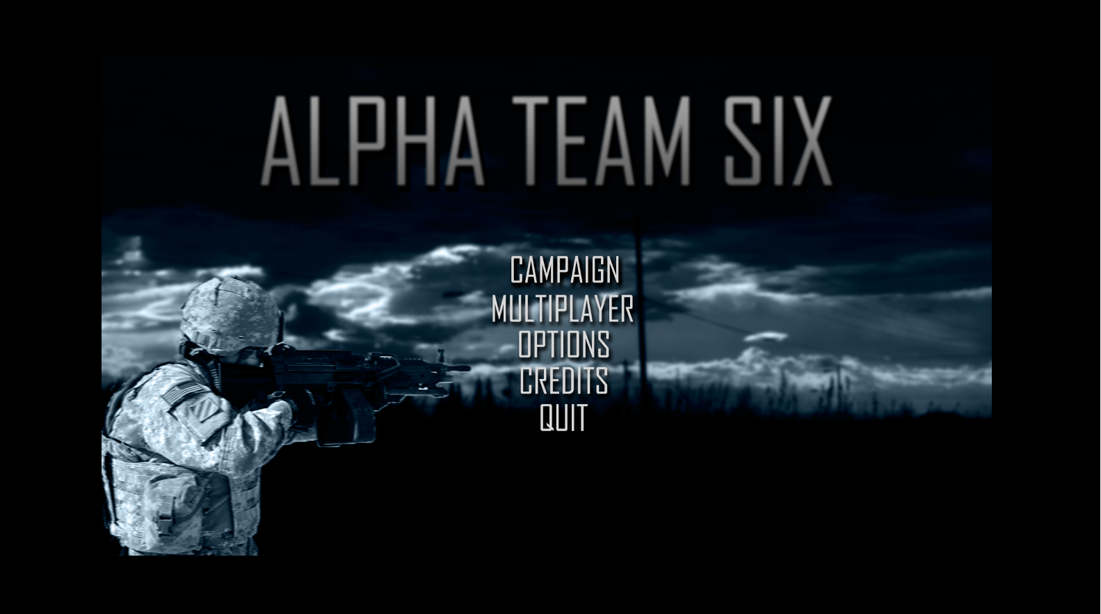 New Main Menu! image - Alpha Team Six - IndieDB