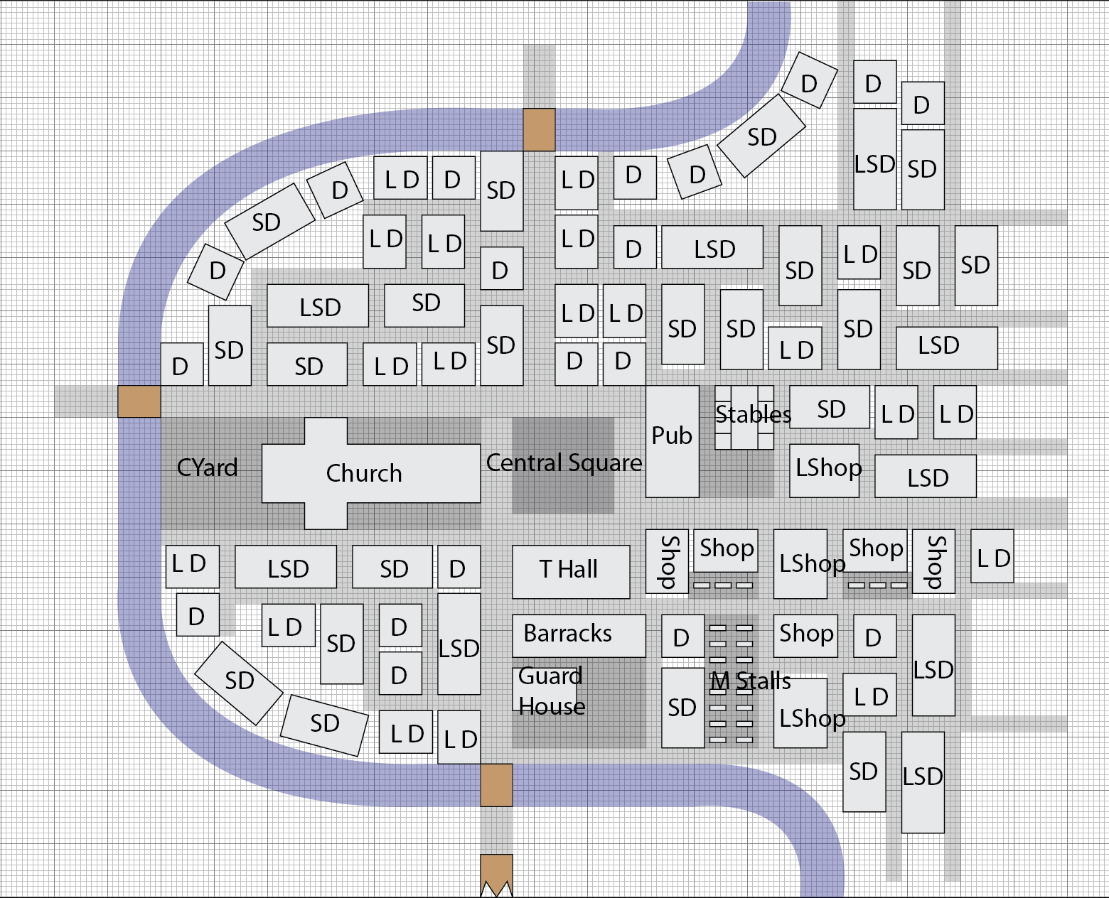 Town Layout Guide image - Toil & Trouble - IndieDB