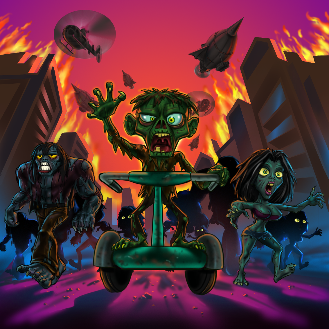 ZPR concept art image - Zombie Pirate Robot Attack - IndieDB