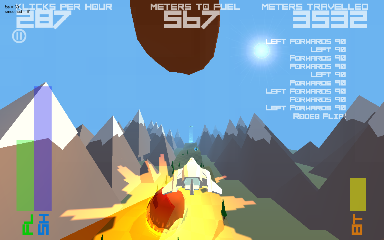 Visual Updates image - Meteor Storm Escape - IndieDB