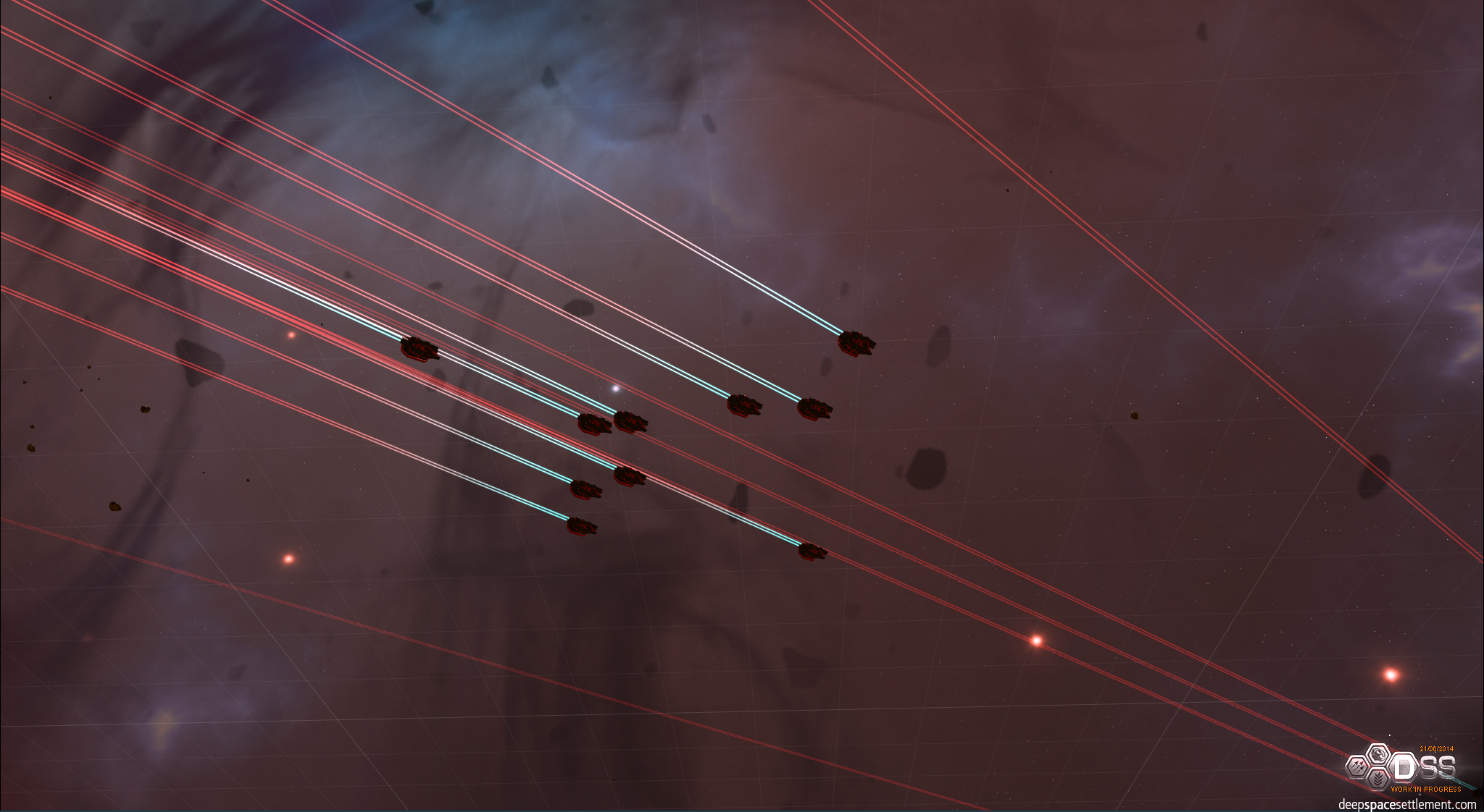engine trail parameterization image - Deep Space Settlement - IndieDB