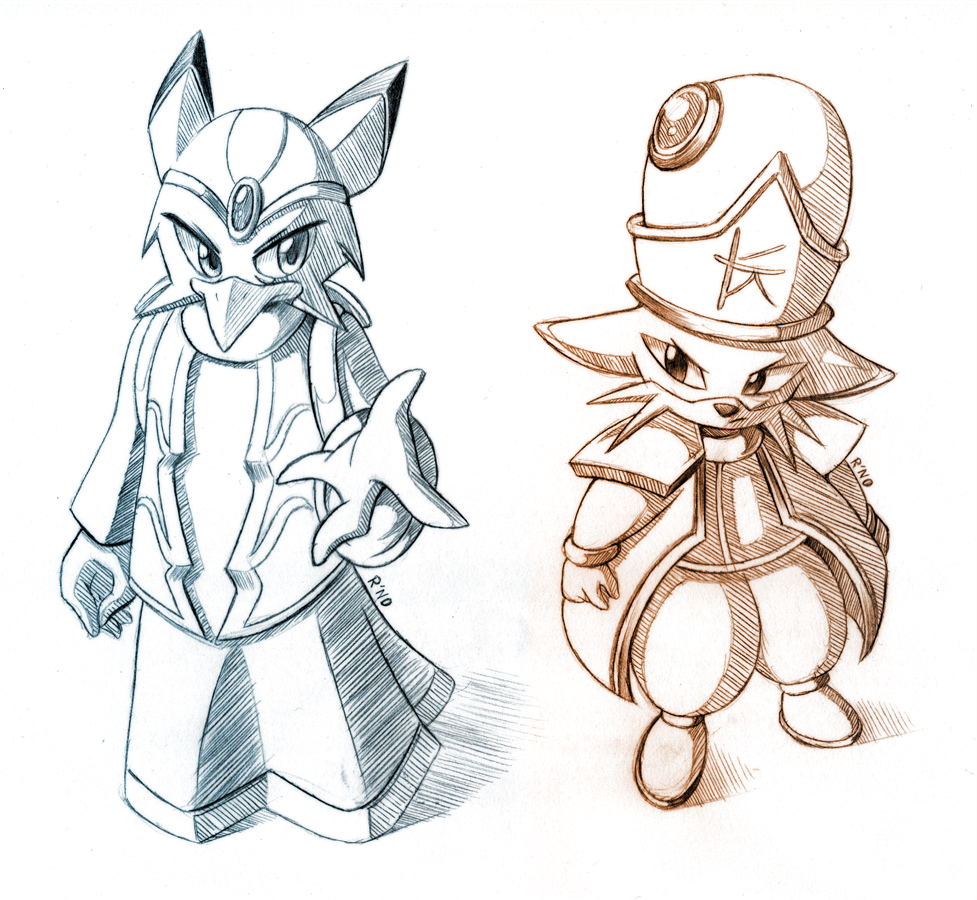 Sketch - Magister and Zao image - Freedom Planet - IndieDB