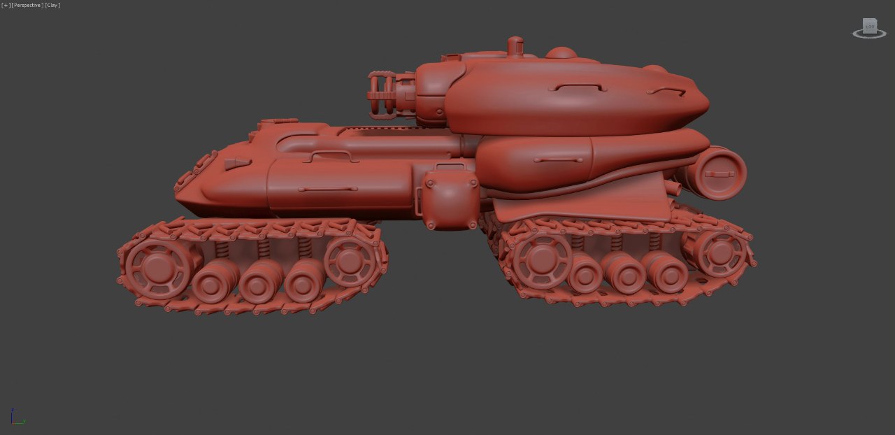 Soviet experimental AT vehicle render 3 image - Red March - IndieDB