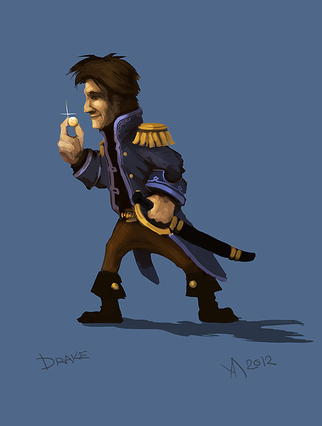 Drake concept-art image - Drake: The Golden Hind Story - IndieDB