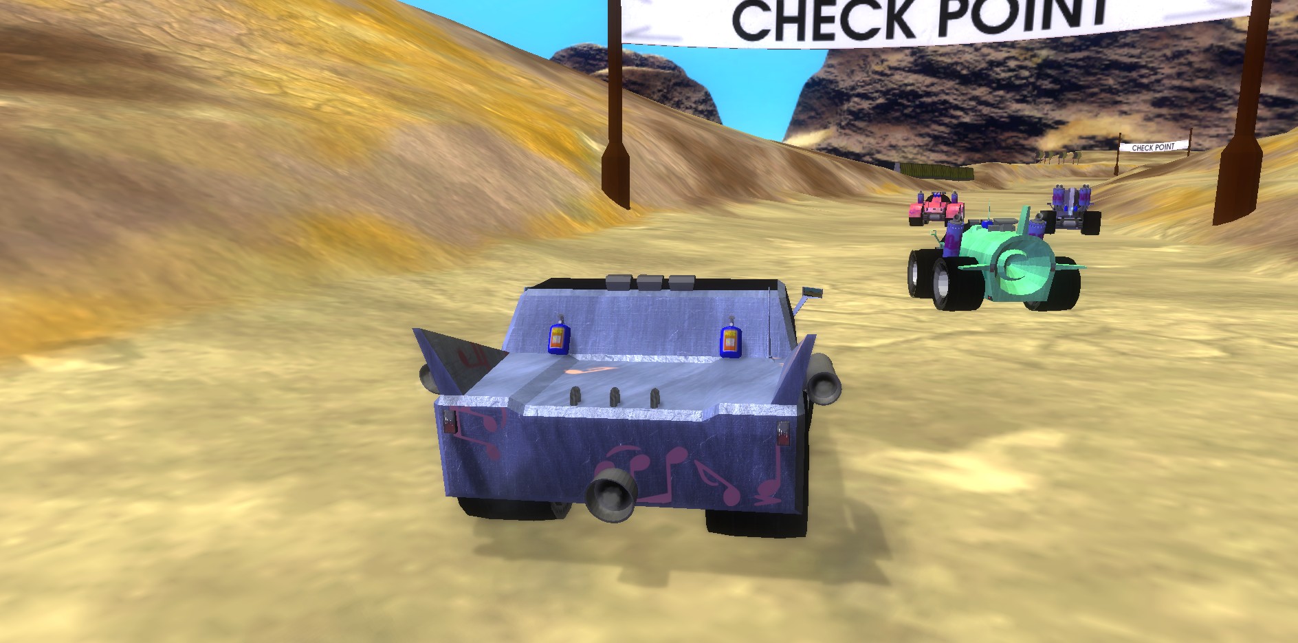 Desert image - the Big Wheels - IndieDB