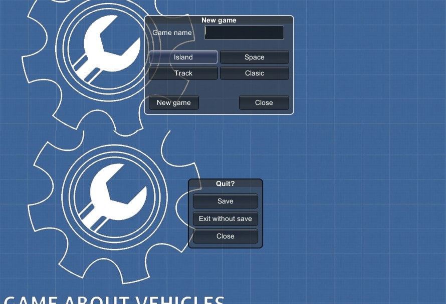 Changes in GUI image - Game about vehicles - IndieDB