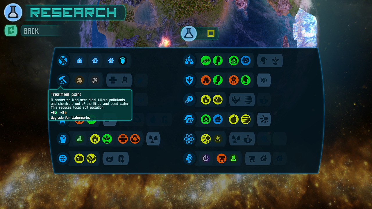 Research Menu image - Imagine Earth - IndieDB