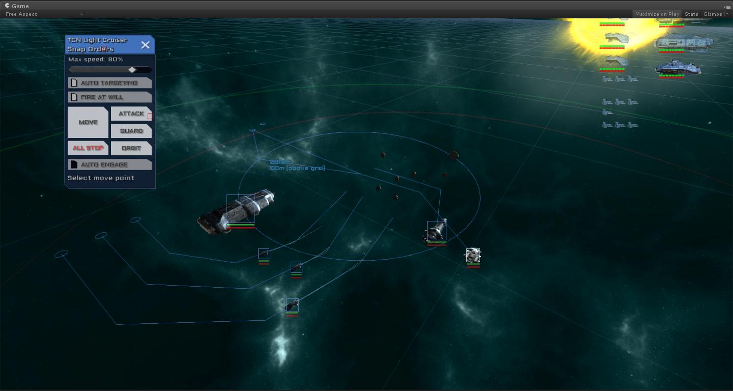 Multiple selected ships image - Shallow Space - IndieDB