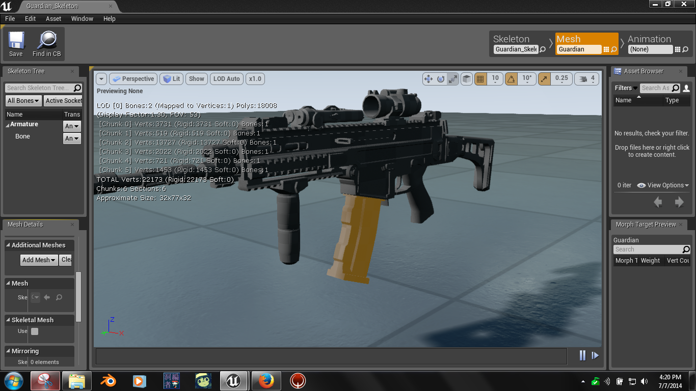 "Guardian" - Weapon image - Strife Trigger - IndieDB