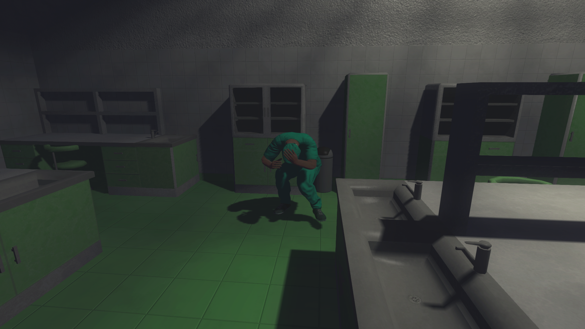 Lab Level B - Scared doctor image - The Underground - Get out alive ...