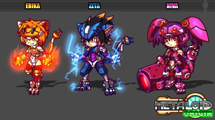 mo characters image - Metaloid:Origin - IndieDB