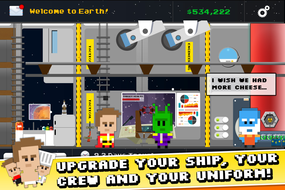 Space Trek iOS, iPad, Android, AndroidTab game - IndieDB