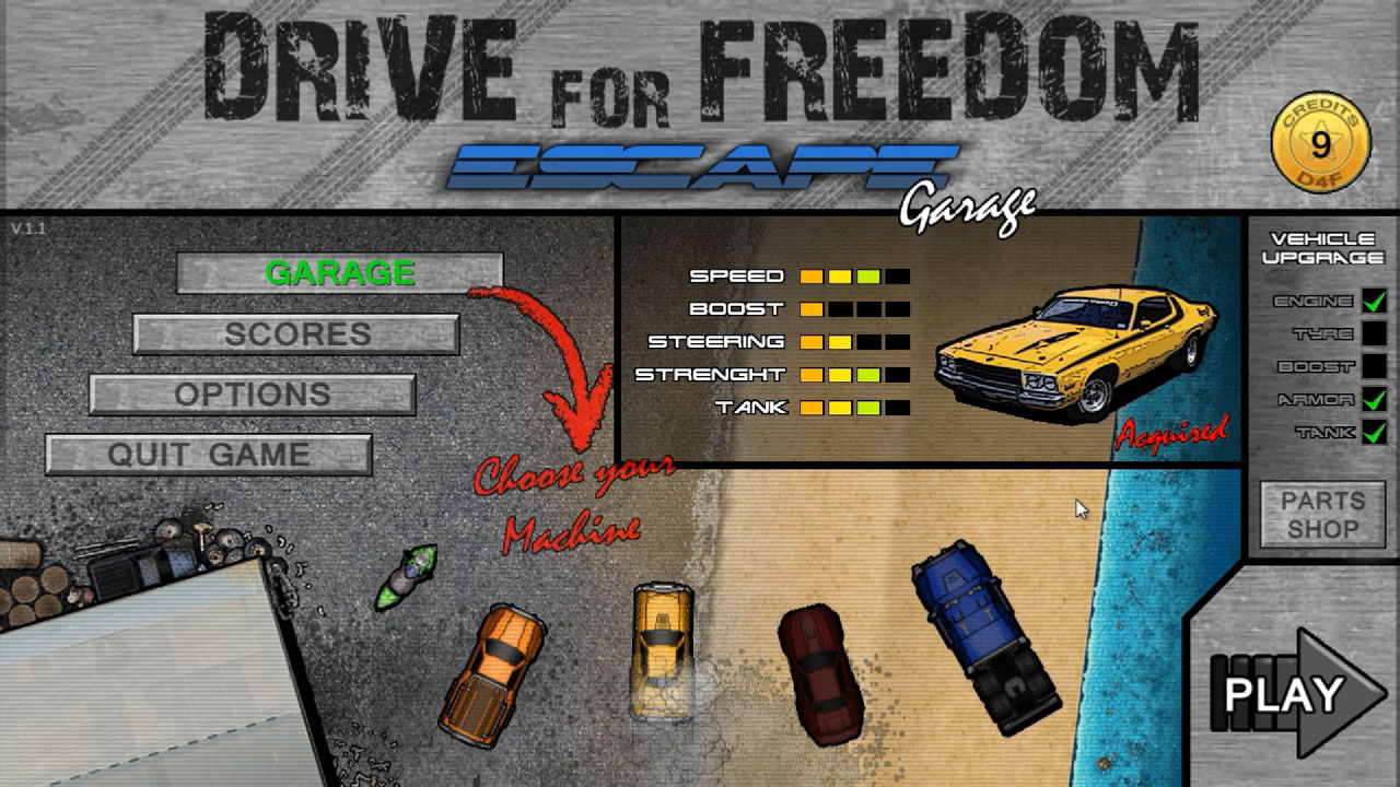 Drive for Freedom EP.1: Escape (arcade version) image - IndieDB