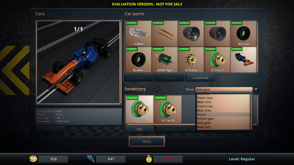 Garage image - Virtual SlotCars - IndieDB