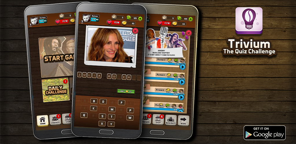 Trivium - the quiz challenge Android game - IndieDB
