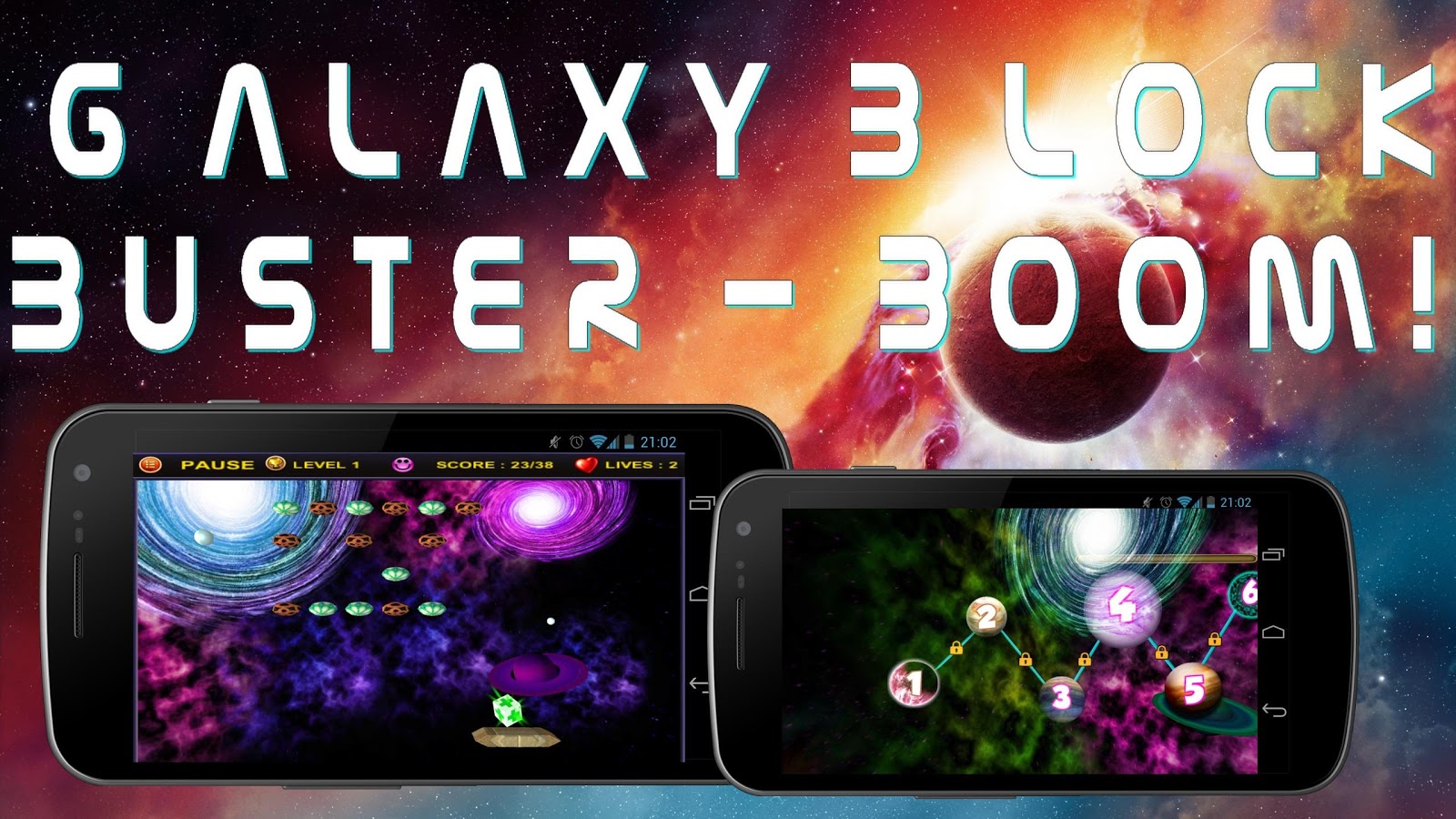 Galaxy Block Buster Boom Android game - IndieDB