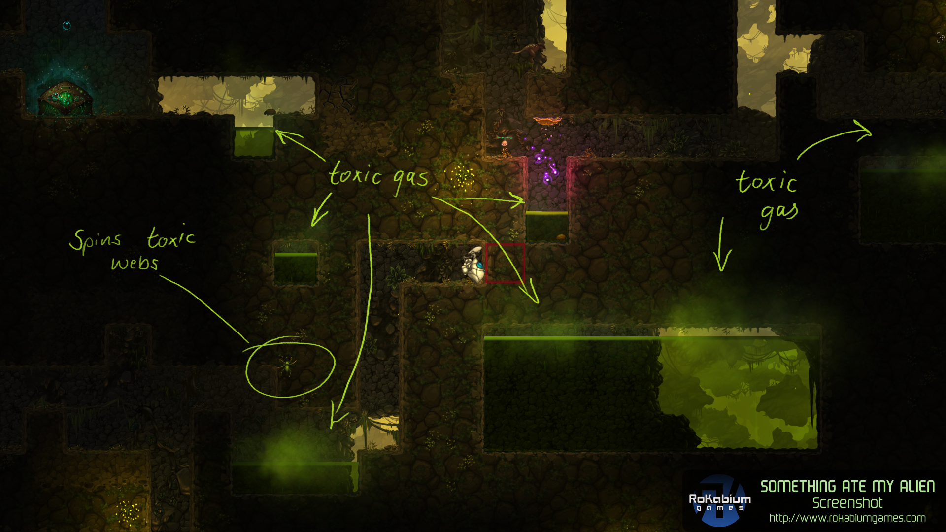 Toxic lakes in Lelantos image - Something Ate My Alien - IndieDB