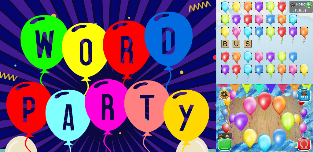 Word Party - Educative Words Game Anagrams Letters Android - IndieDB