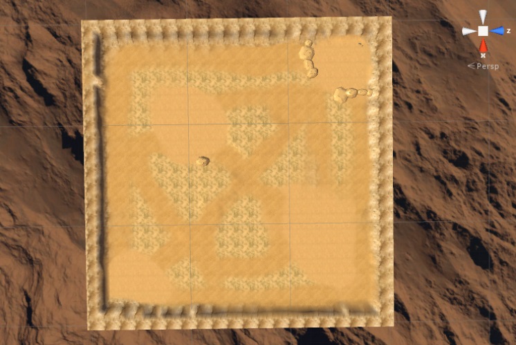 Game map from above image - Lego Battle Zone - IndieDB