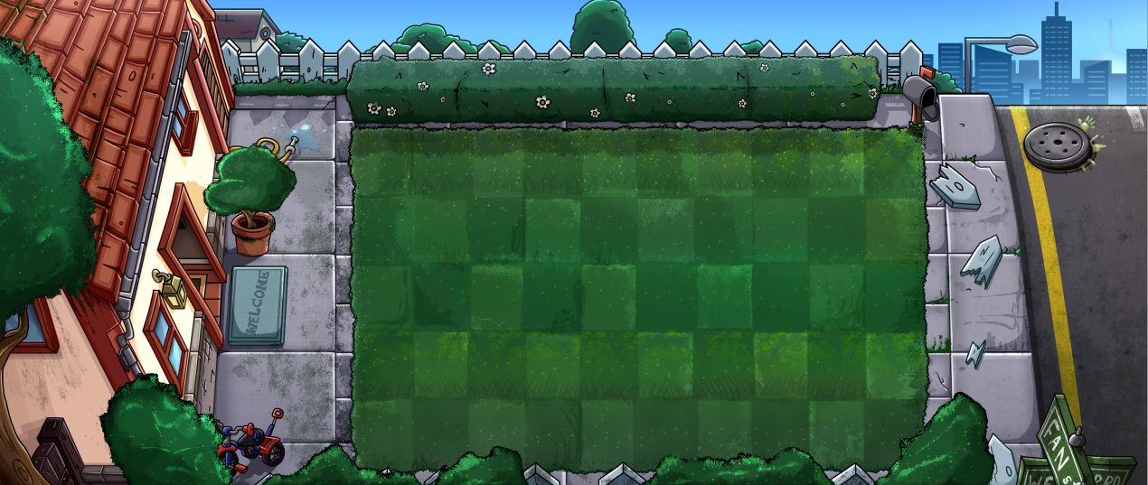 Player's House image - Plants vs. Zombies: City Invasion - IndieDB