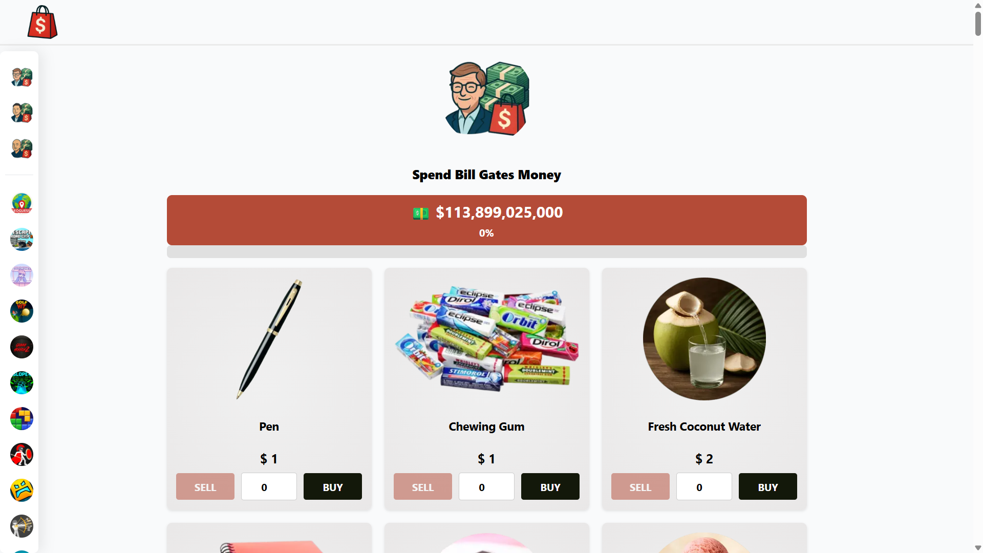 Billionaire Money Simulator Web game - IndieDB