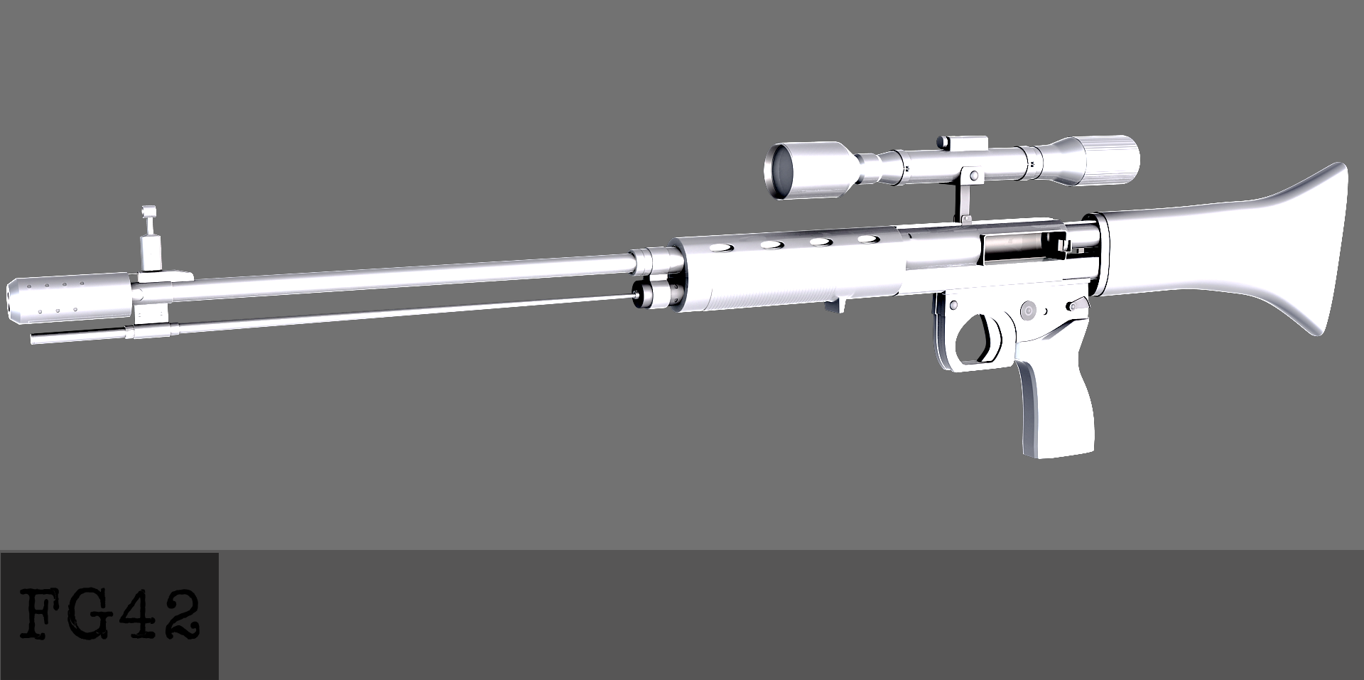 FG42 sorta finished. image - 3D Artists Group - IndieDB