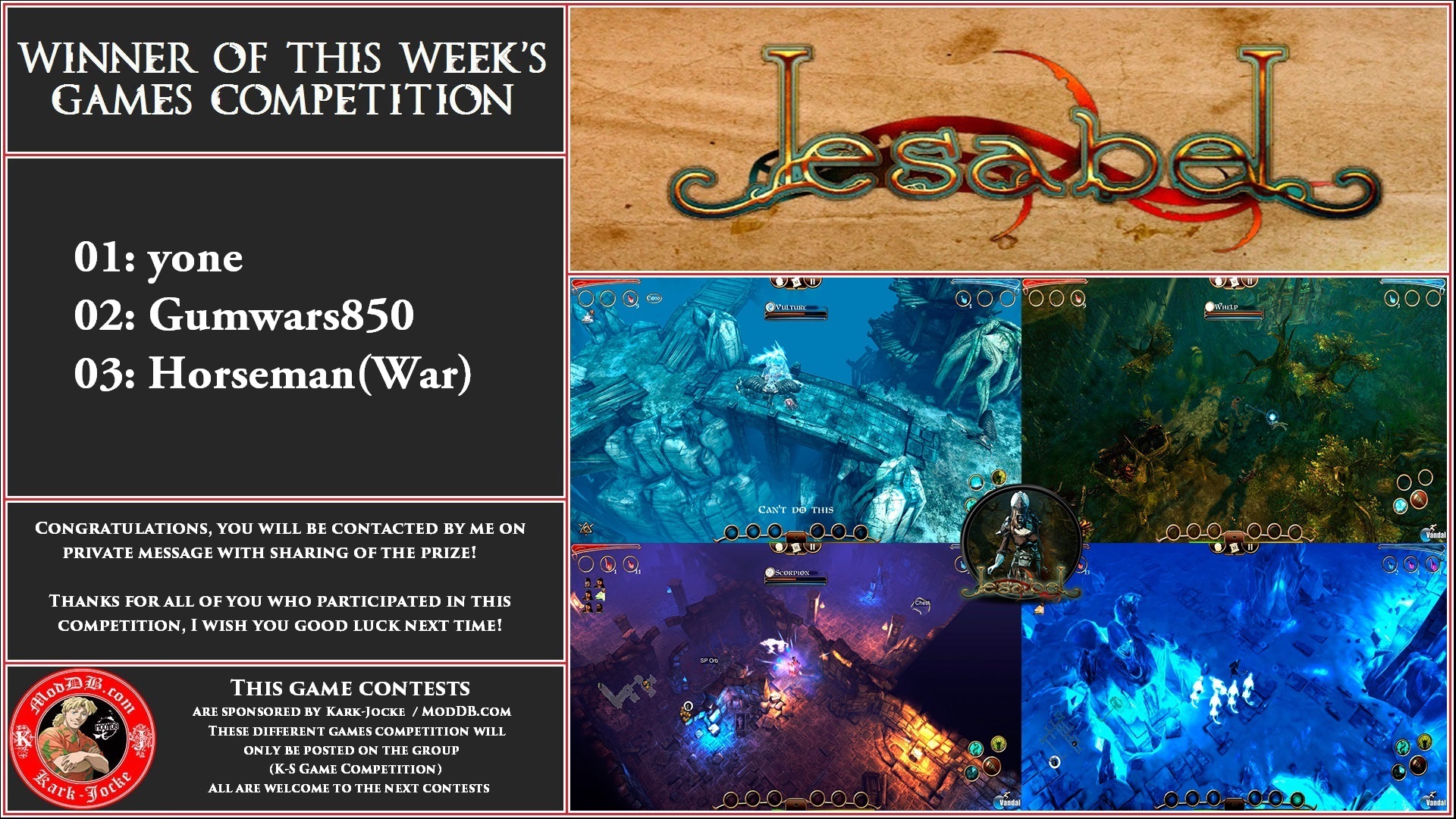 Winner of this week's games competition 10! image - IndieDB