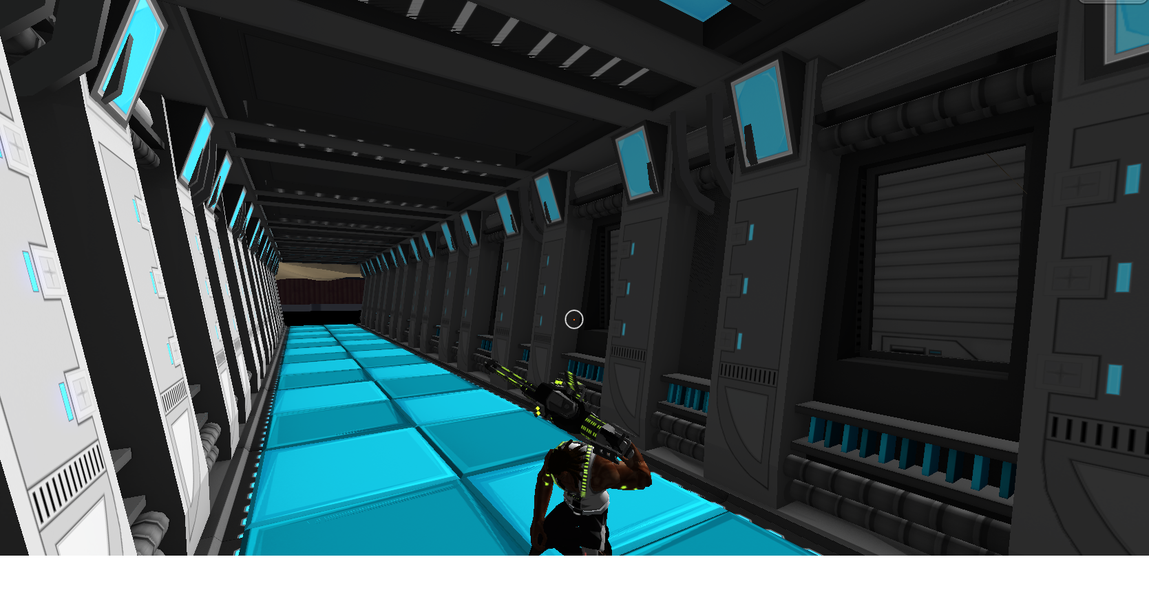 the corridor, ingame test image - blackmodeler - IndieDB
