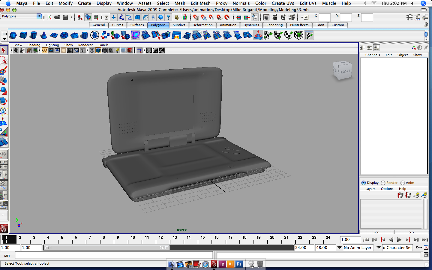 First Model - Nintendo DS (Modeled in Maya) image - infl1ct1on - IndieDB