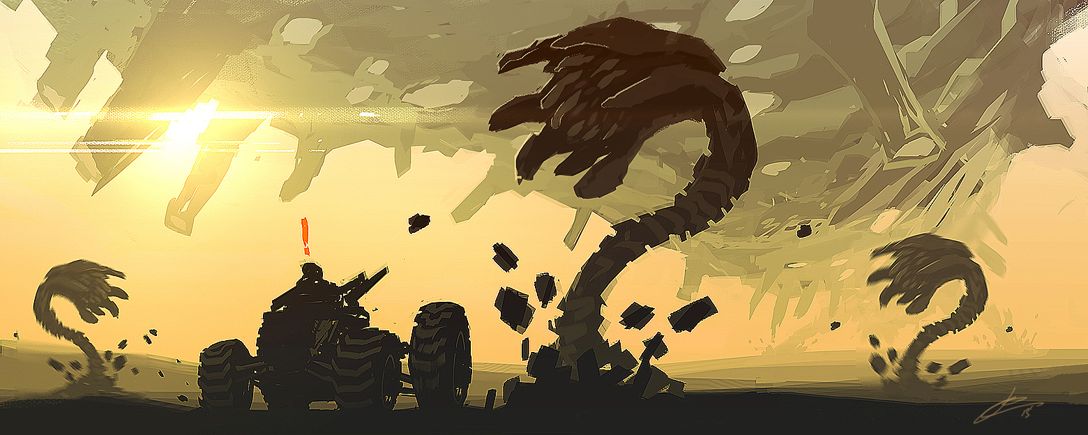 Sand Worm - Speed Painting image - apollo2D - IndieDB