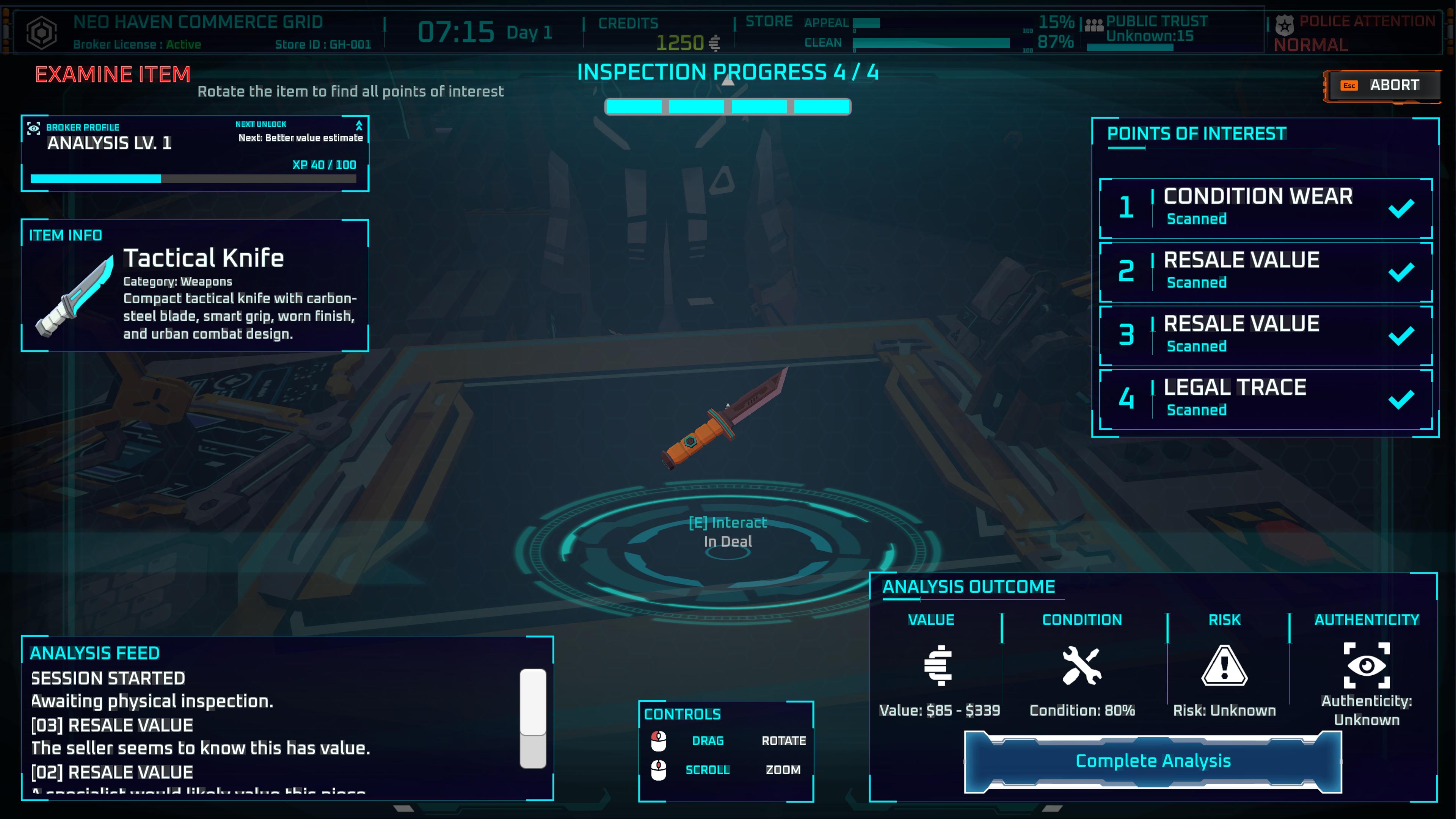 Devlog #7 – Every Deal Has Consequences news - Ghost Receipt - IndieDB