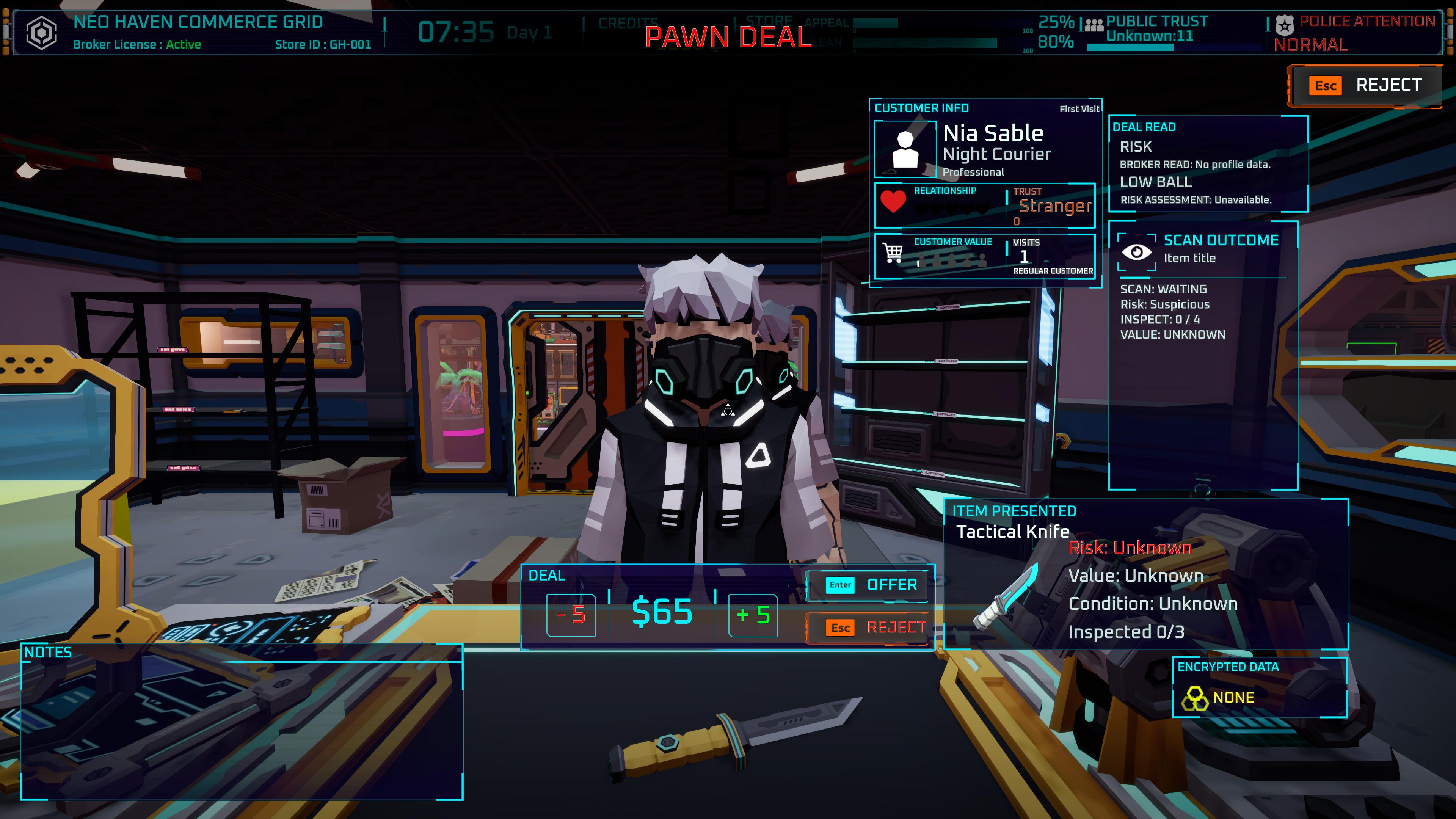 Devlog #7 – Every Deal Has Consequences news - Ghost Receipt - IndieDB