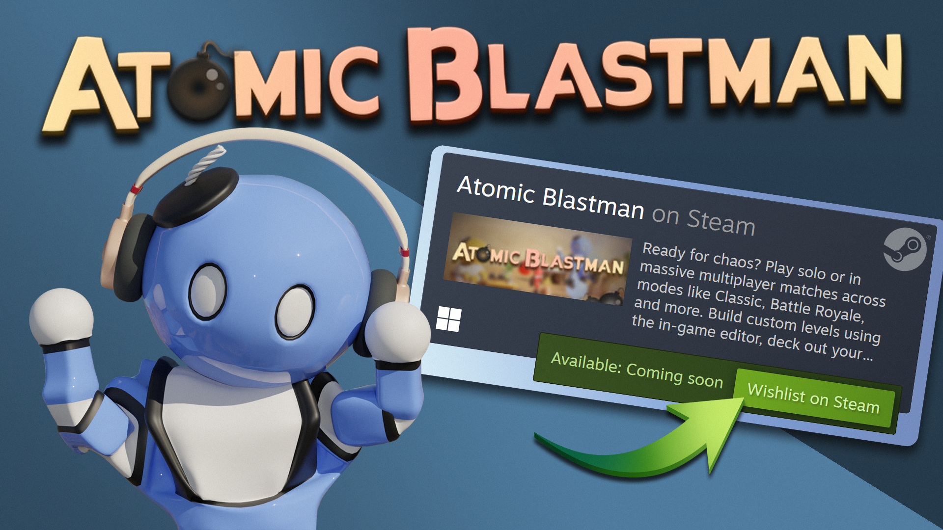 Atomic Blastman is now on Steam! WISHLIST NOW! news - IndieDB
