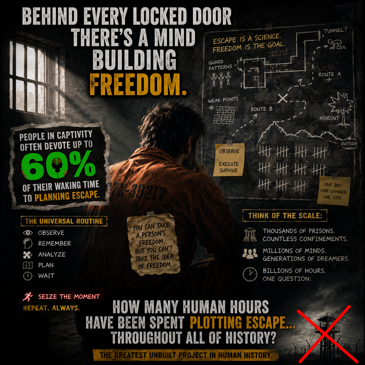 people in captivity: 60 percent of time spent plotting feature - The ...