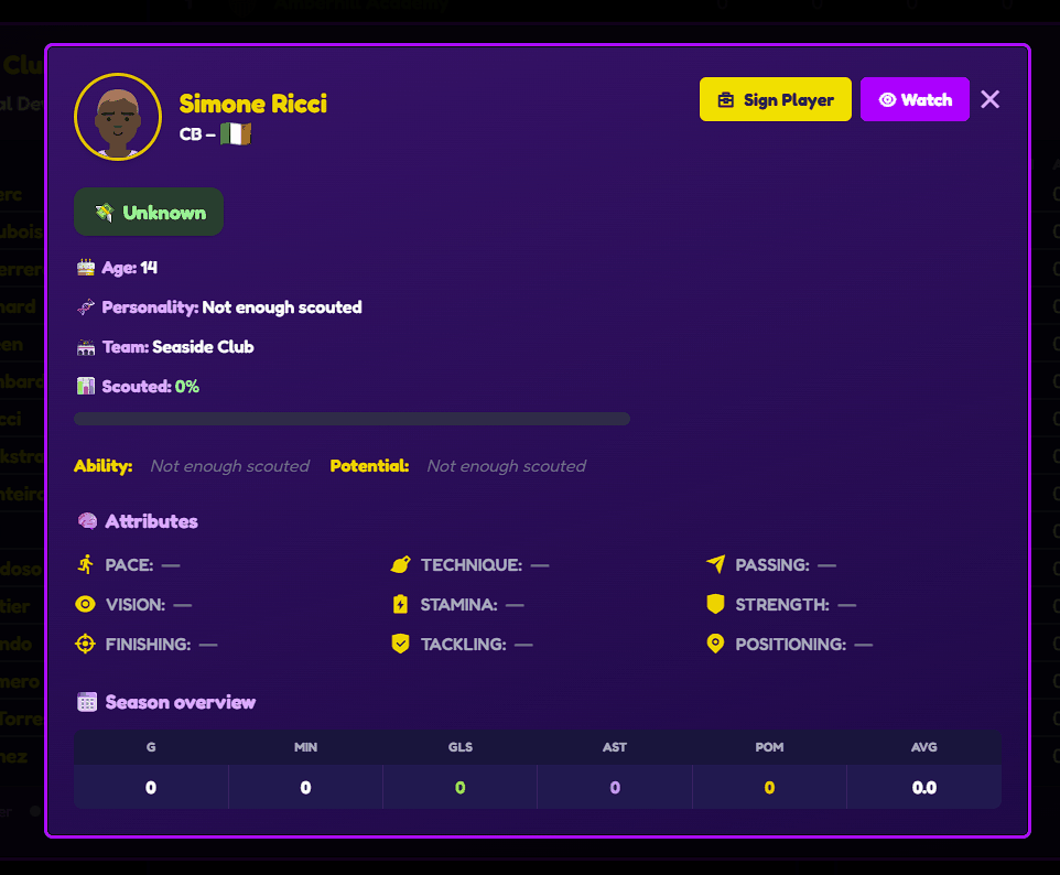 Sponsorship Deals & Player Development – October–November Demo Update ...
