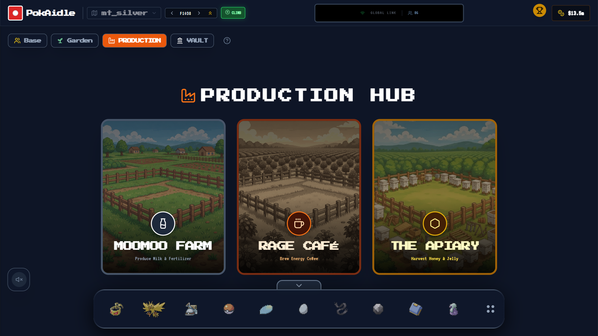🚀 PokAidle v4.8.0+ Mega Update Storm: Farms, Arenas, Genetics, Titans ...