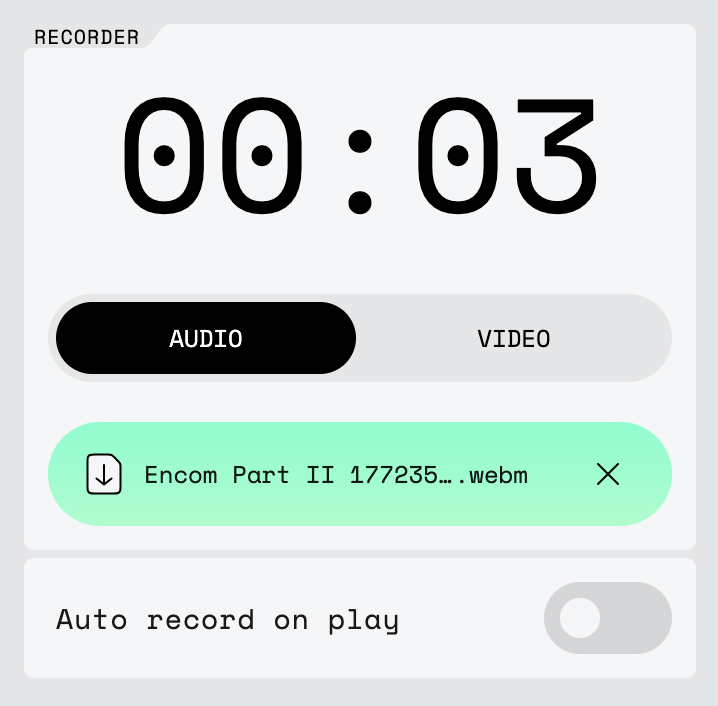 Update: Recorder Available! feature - Synth Town - IndieDB